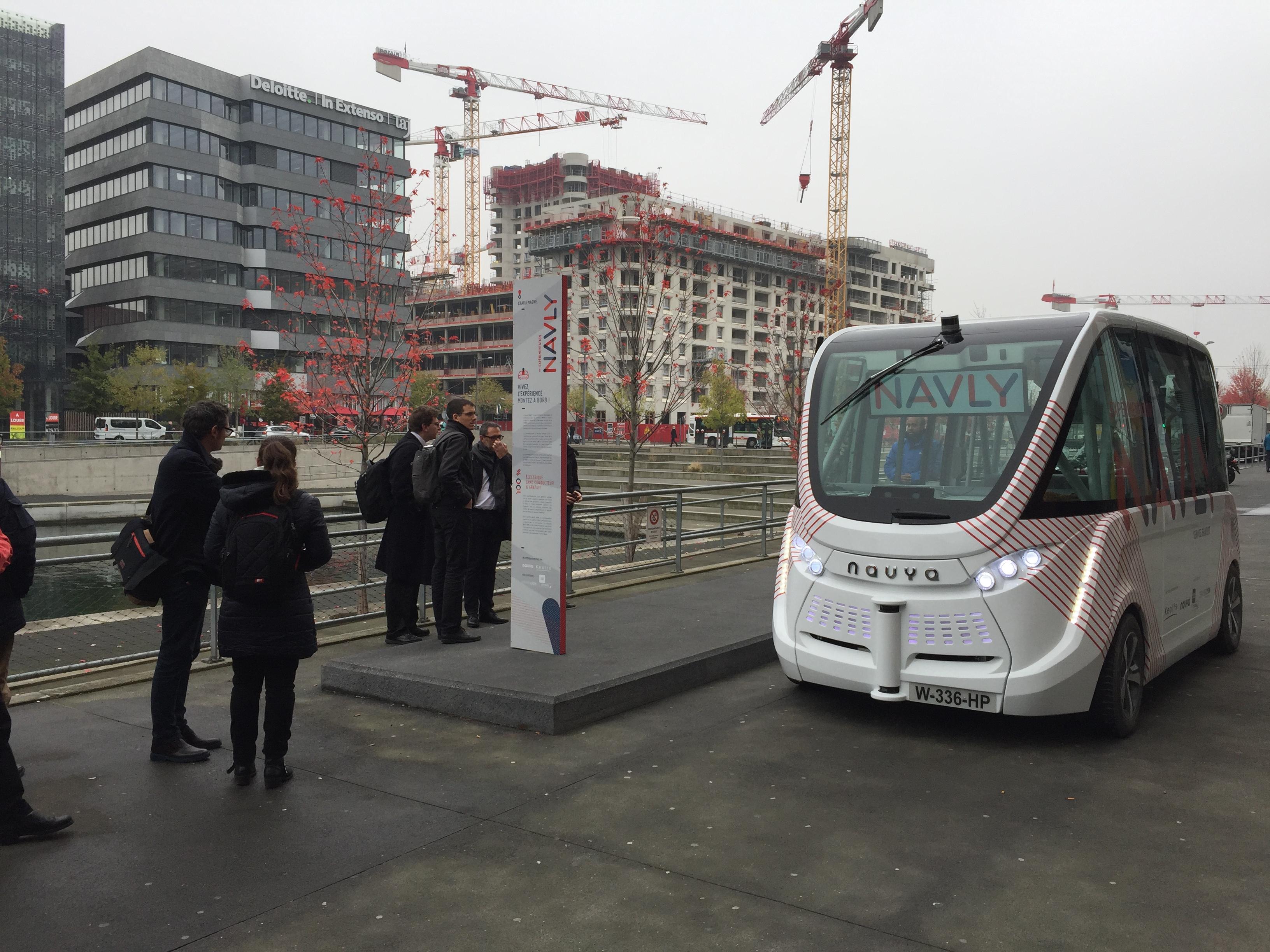 A bord de Navly, navette autonome pour le transport de voyageurs