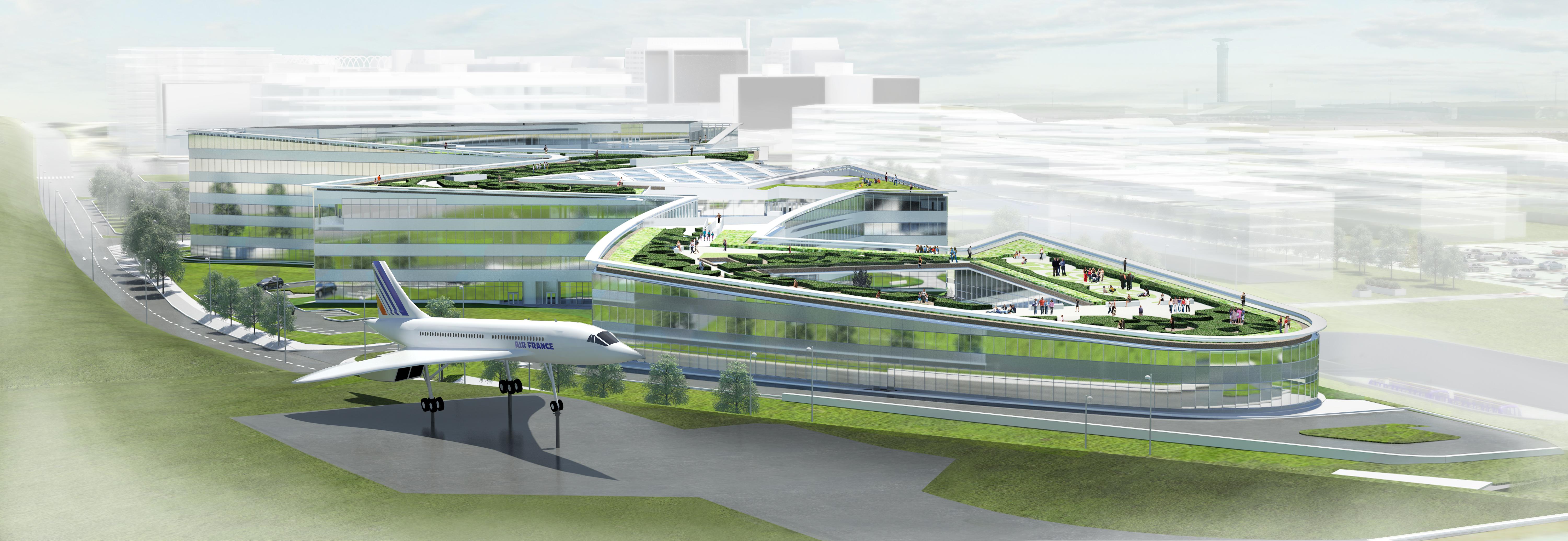 Visite de chantier du nouveau siège social du Groupe ADP (Aéroports de ...