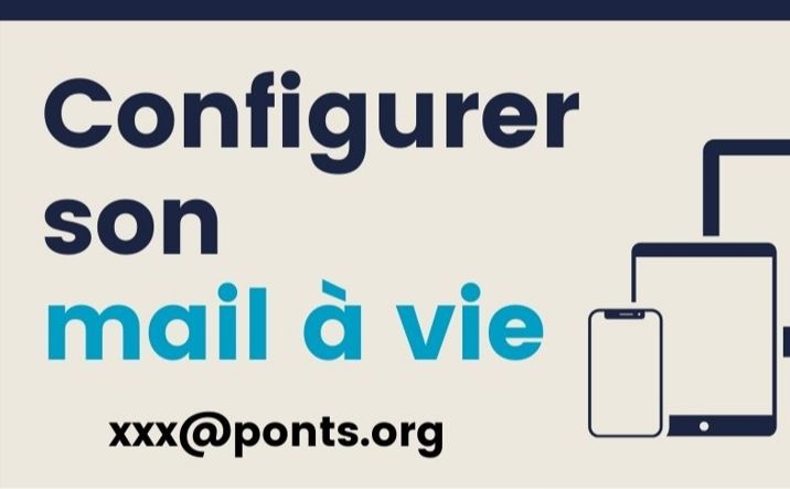 Set up your lifetime email as @ponts.org