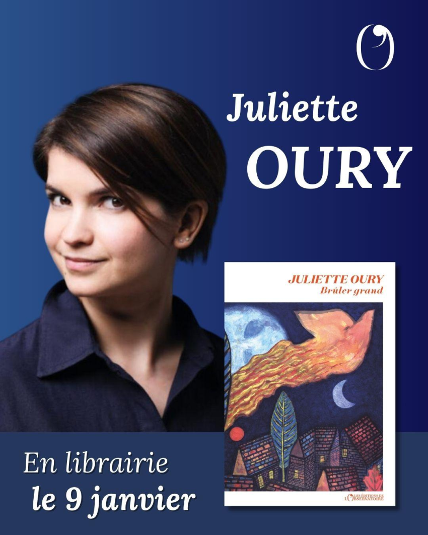 Meet Juliette Oury (CIV 12) for the launch of her new novel